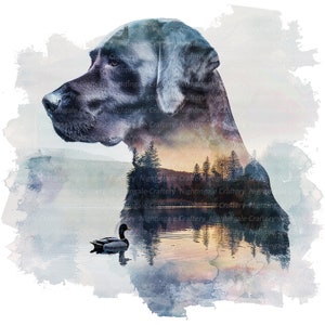 10 Hunting Labrador Wall Art, Labrador Retriever, Printable Wall Art ...