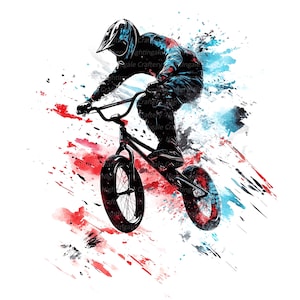 8 BMX Clipart, BMX Race, Printable Bmx Bike Poster, Printable ...