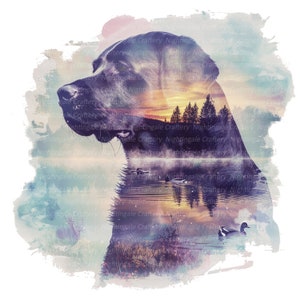 10 Hunting Labrador Wall Art, Labrador Retriever, Printable Wall Art ...