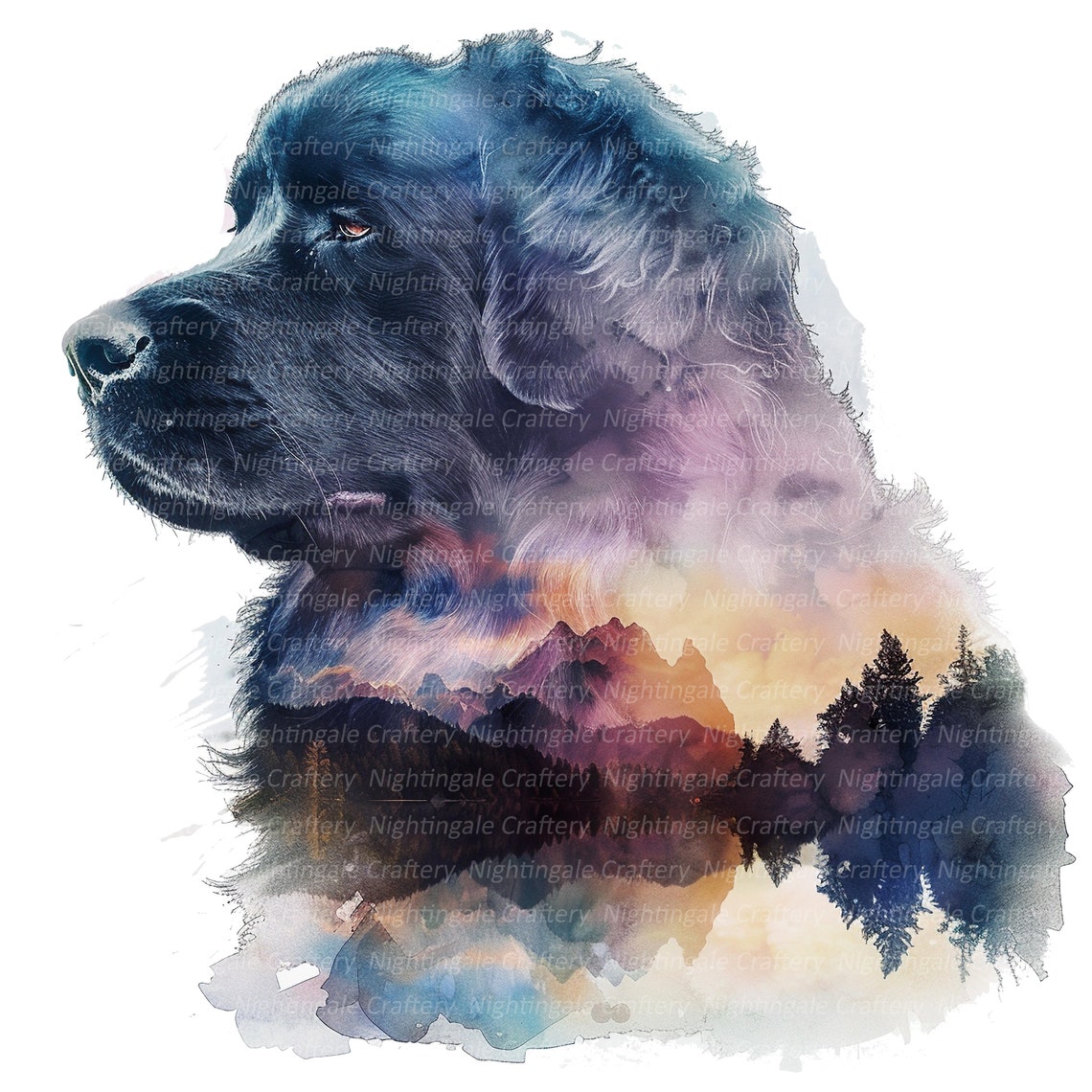 10 Newfoundland Wall Art, Newfoundland Dog, Printable Wall Art, High ...
