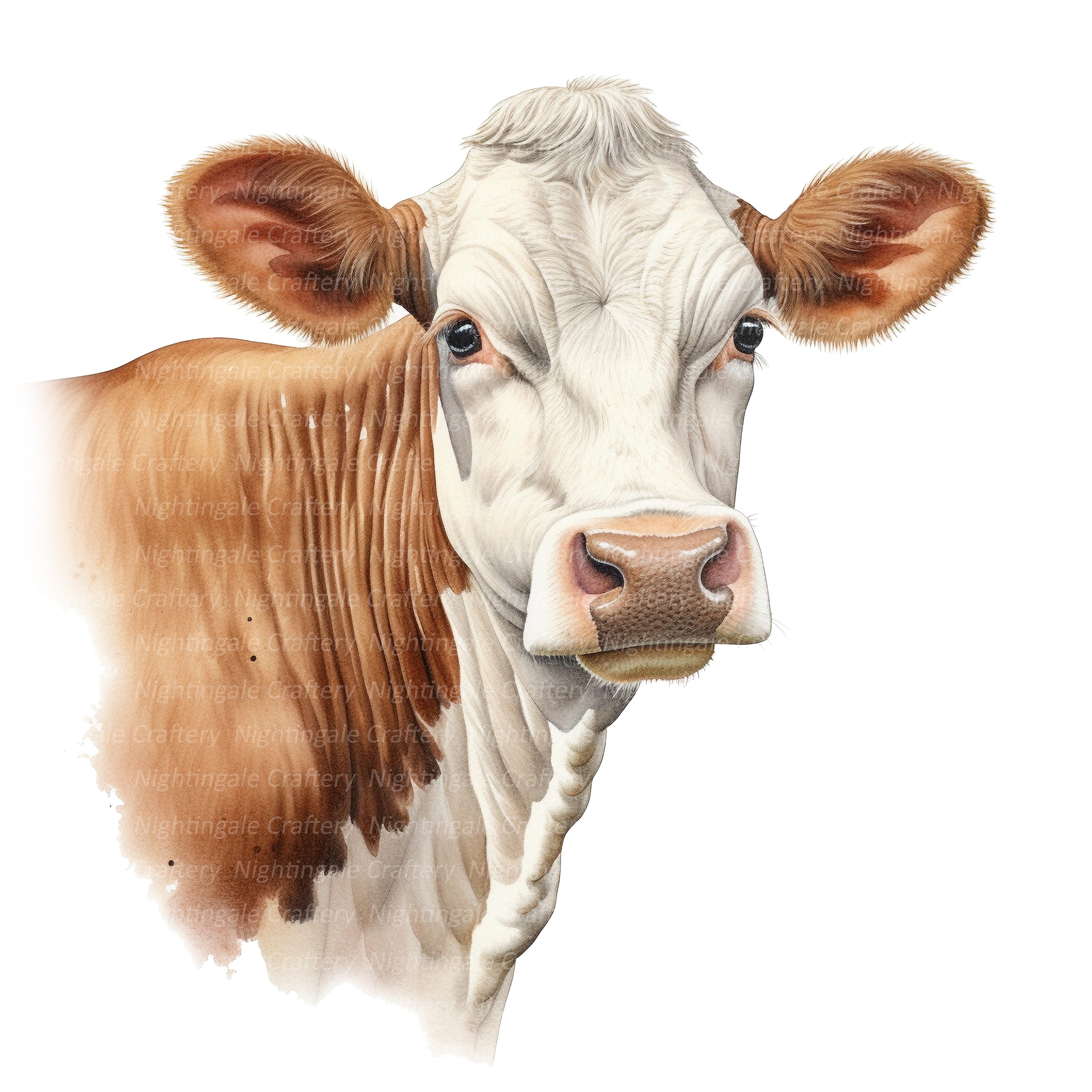 14 Cow Clipart Farm Clipart Printable Watercolor Clipart - Etsy Australia