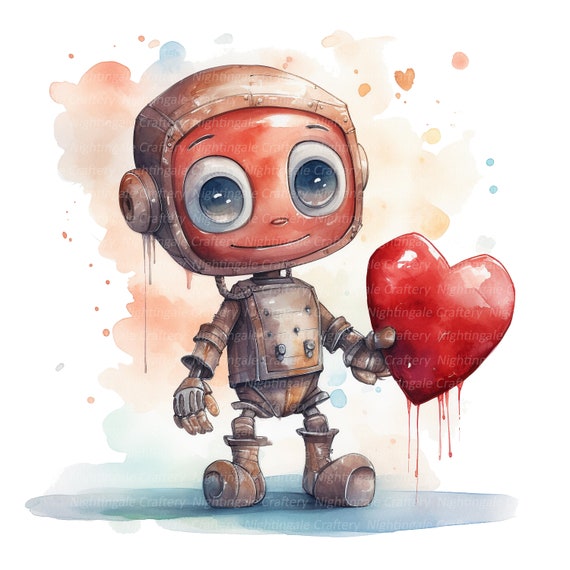 Dibujos Animados De Robots Amor