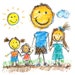 10 Family Clipart, Happy Family Clipart, Printable Crayon Clipart, High ...