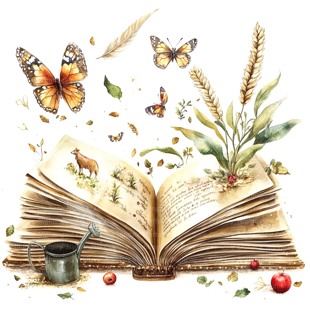 7 Fairy Storybook, Fairy Tales Clipart, Printable Watercolor Clipart ...