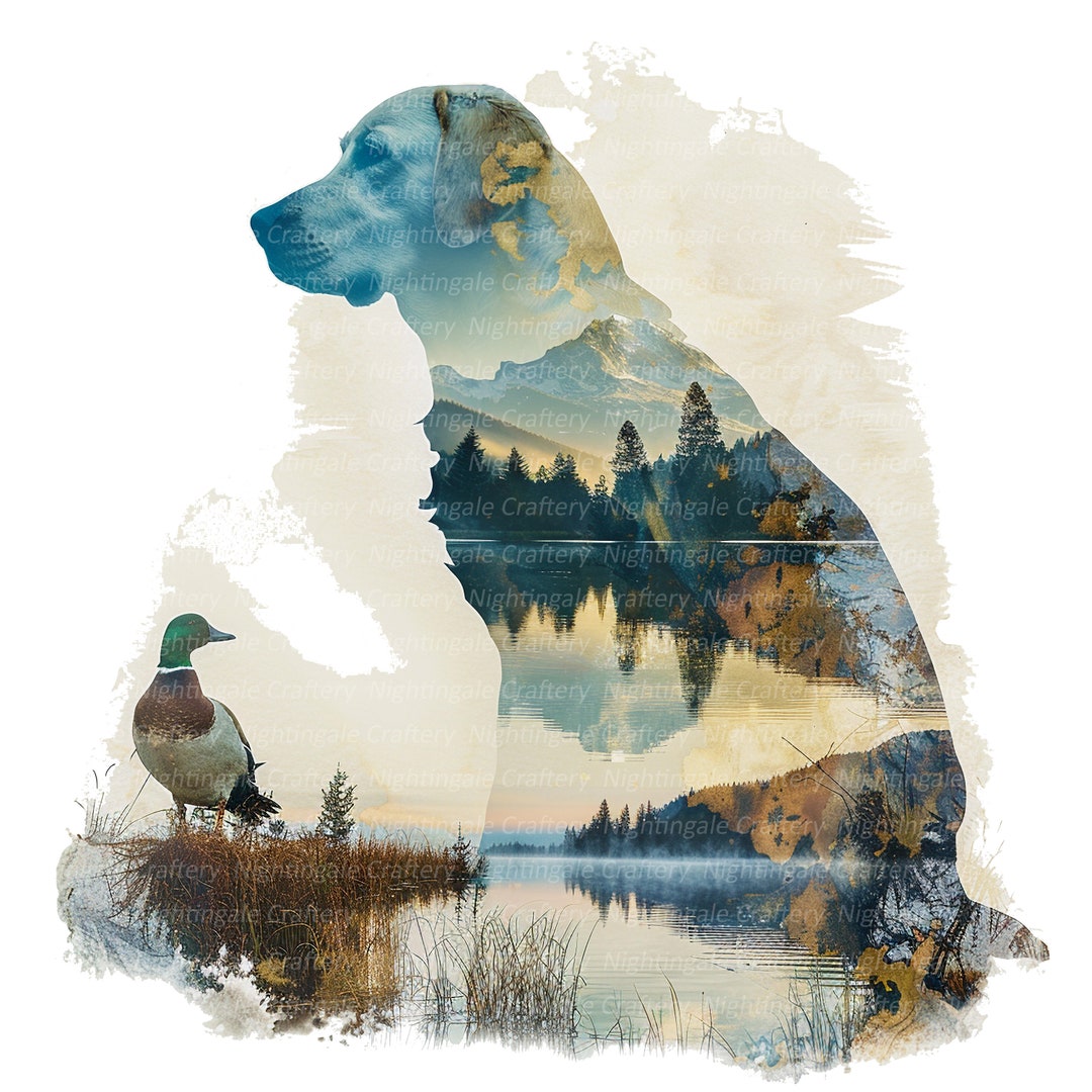 10 Hunting Labrador Wall Art, Labrador Retriever, Printable Wall Art ...