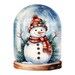 12 Snowman Christmas Snow Globe Clipart, Christmas Snowglobe, Christmas ...