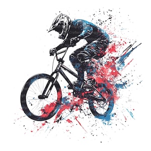 8 BMX Clipart, BMX Race, Printable Bmx Bike Poster, Printable ...