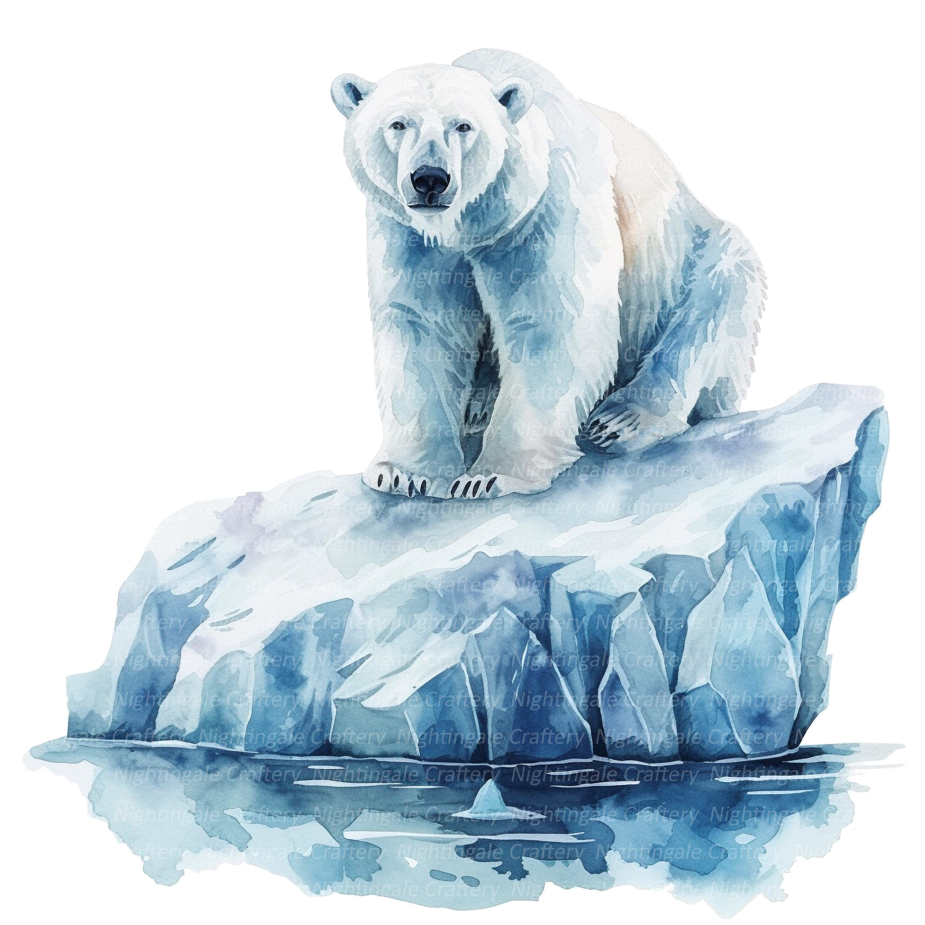 Clipart Bear Polar Ar Oighear