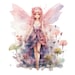 10 Forest Fairy Clipart, Fairies Clipart, Printable Watercolor Clipart ...