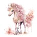 13 Pink Pony Clipart, Cute Pony Images, Printable Watercolor Clipart ...