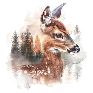 8 Fawn Wall Art, Fawn Photo, Printable Wall Art, High Quality Jpgs ...