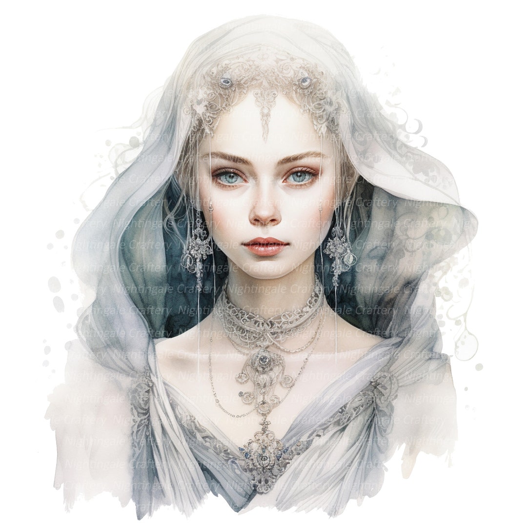 18 Princess With Crone Clipart Fairy Princesses Printable - Etsy