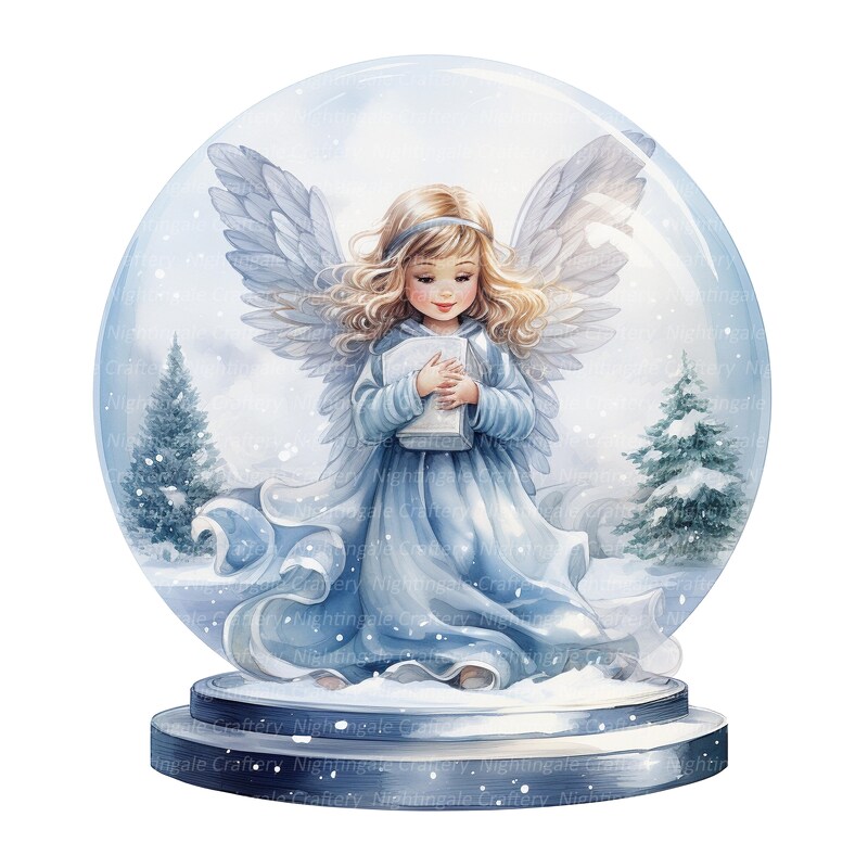Snow Angel Clipart - Etsy