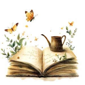 7 Fairy Storybook, Fairy Tales Clipart, Printable Watercolor Clipart ...