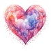 12 Abstract Heart Clipart, Digital Clipart, Watercolor Clipart ...