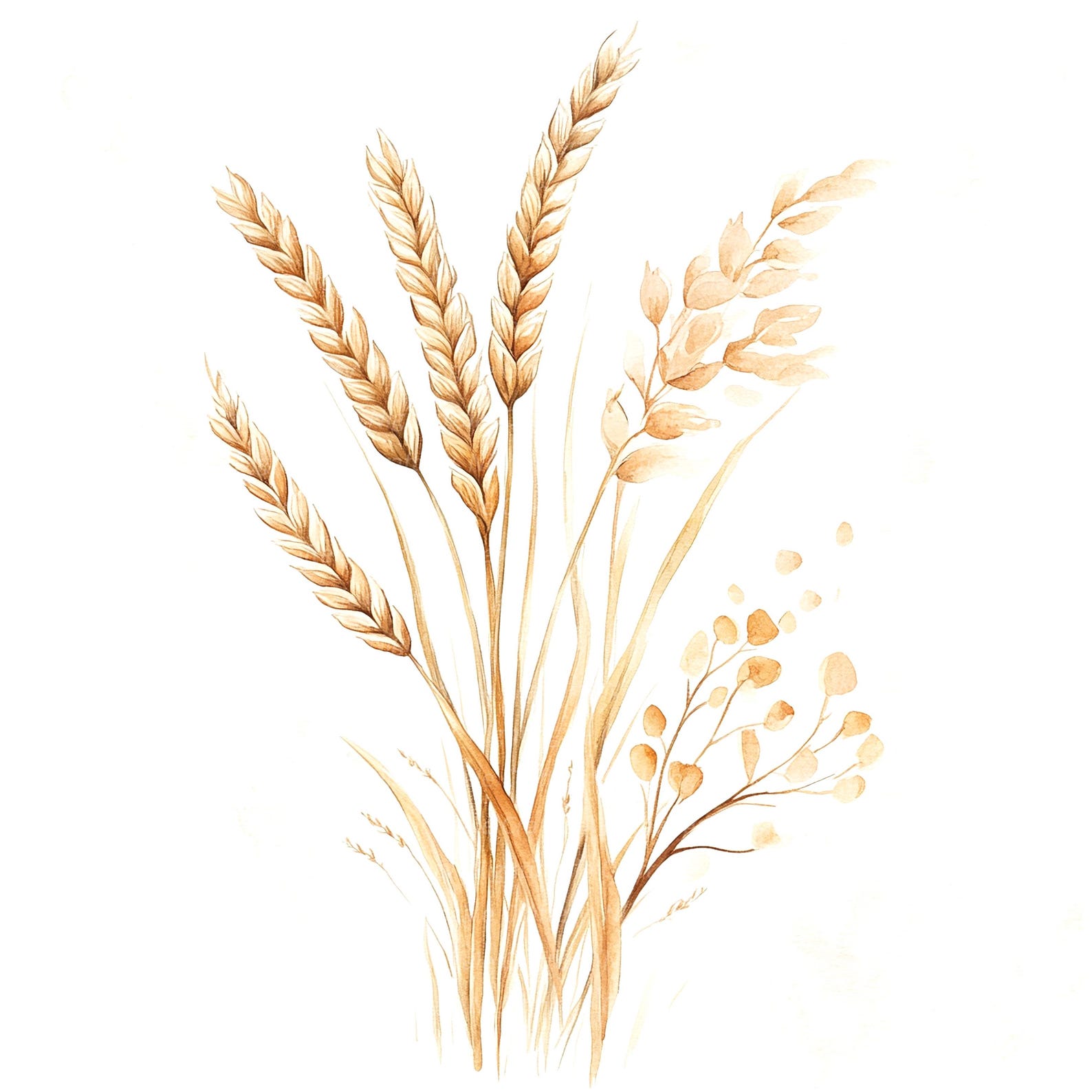 11 Boho Wheat Barley Stalks, Wheat Wall Art, High Quality JPG/PNG ...