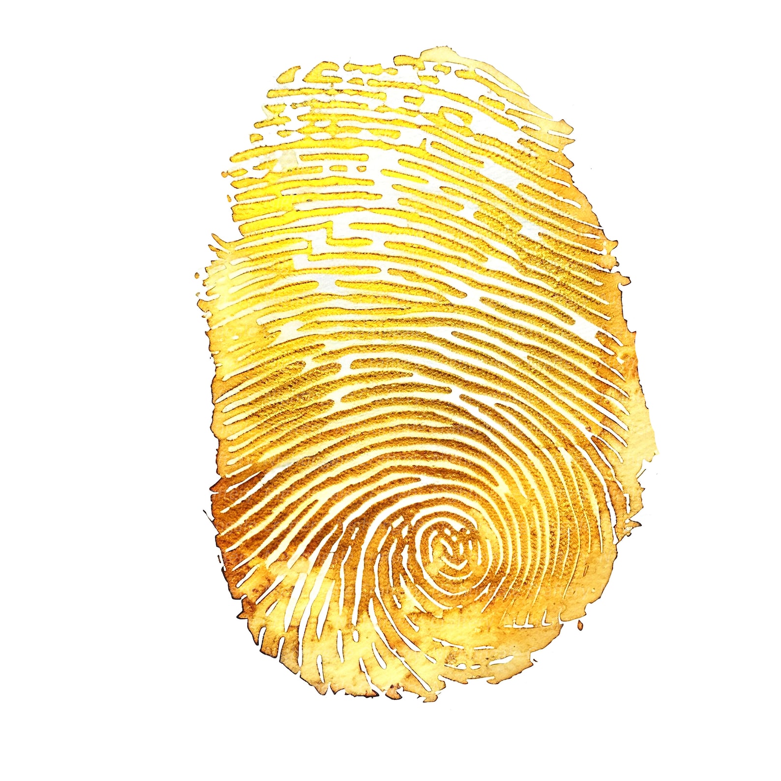 12 Coloured Fingerprints Clipart, Fingerprint Clipart, Printable ...