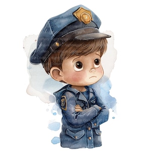 20 Kid Occupation Clipart, Kid Professions, Kid Cartoon Print ...