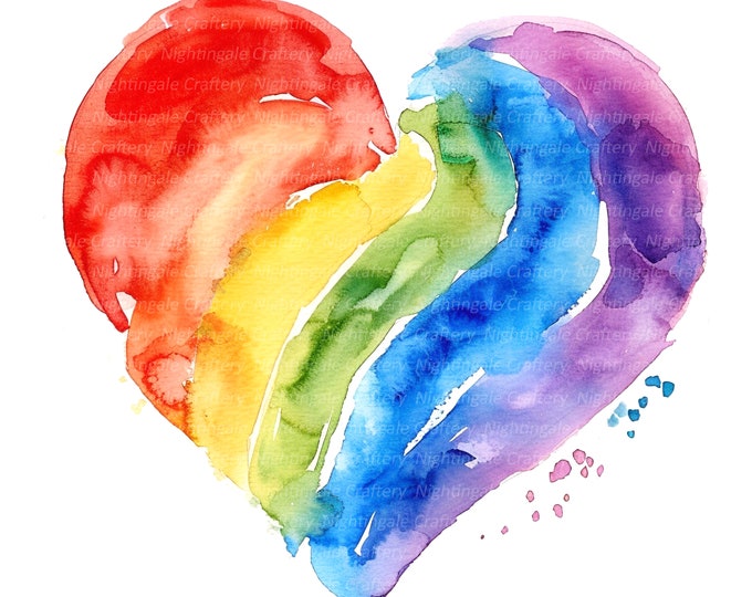 Pride Watercolor Clipart Set | Gay Couple Clipart | Lesbian Couple ...