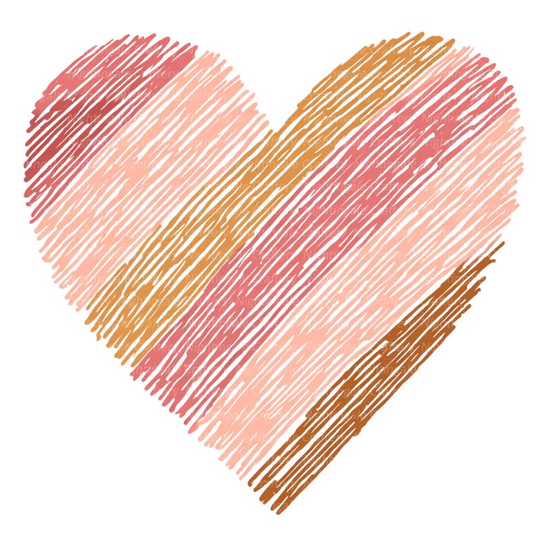 10 Valentine Day Hearts Clipart, Heart Drawing, Digital Clipart ...