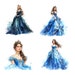 20 Princess Gowns Clipart, Princess Dresses, Printable Watercolor ...