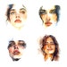20 Woman Emotions Clipart, Woman Face Clipart, Printable Watercolor ...