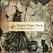 18 Witch and Witchcraft Background, 12 X 12 Digital Paper Pack, Junk ...