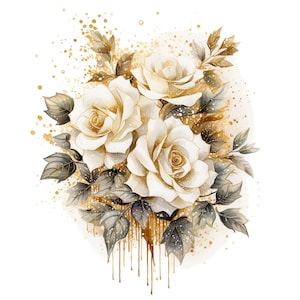 12 Christmas Card Decor Clipart, Christmas Art, Printable Watercolor ...