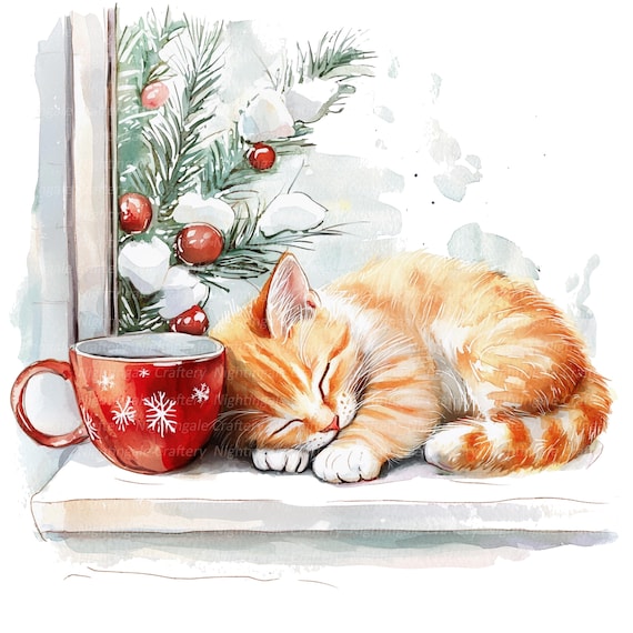 Kat Slapende Clipart