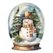 12 Snowman Christmas Snow Globe Clipart, Christmas Snowglobe, Christmas ...