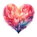 12 Abstract Heart Clipart, Digital Clipart, Watercolor Clipart ...