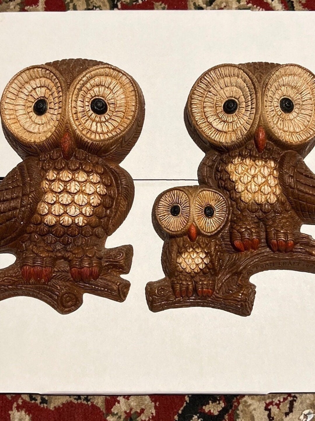 Vintage Owl “big Eyes” Wall Plaques - Etsy