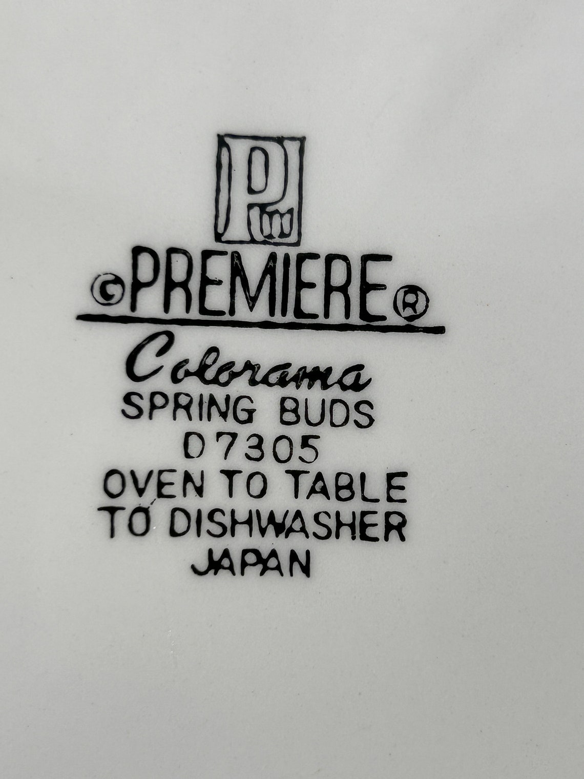 Mikasa Premiere Colorama Spring Buds Platter Yellow Flowers VTG 1970’s ...