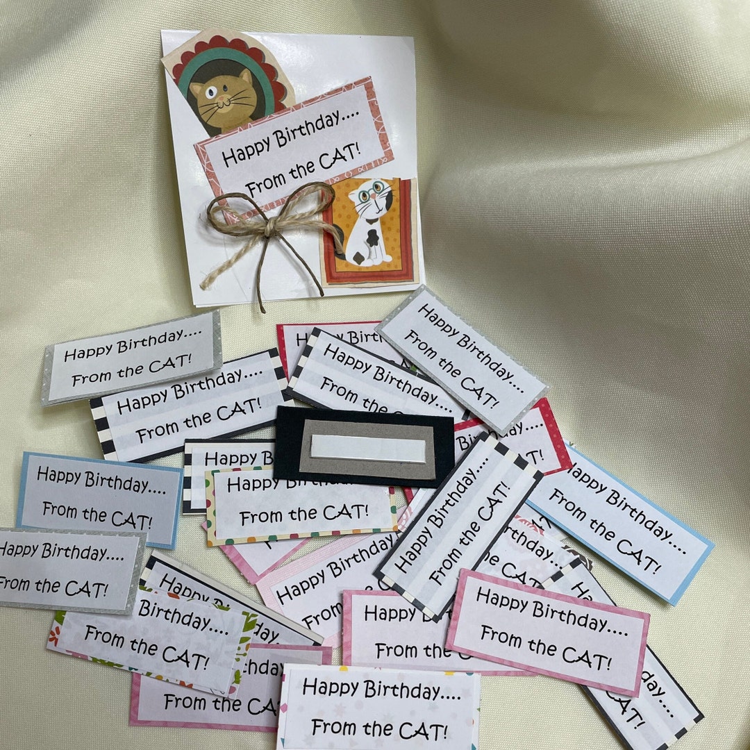 From the Cat wishing You a PURR-FECT Day Card Sentiment, Greeting Card ...