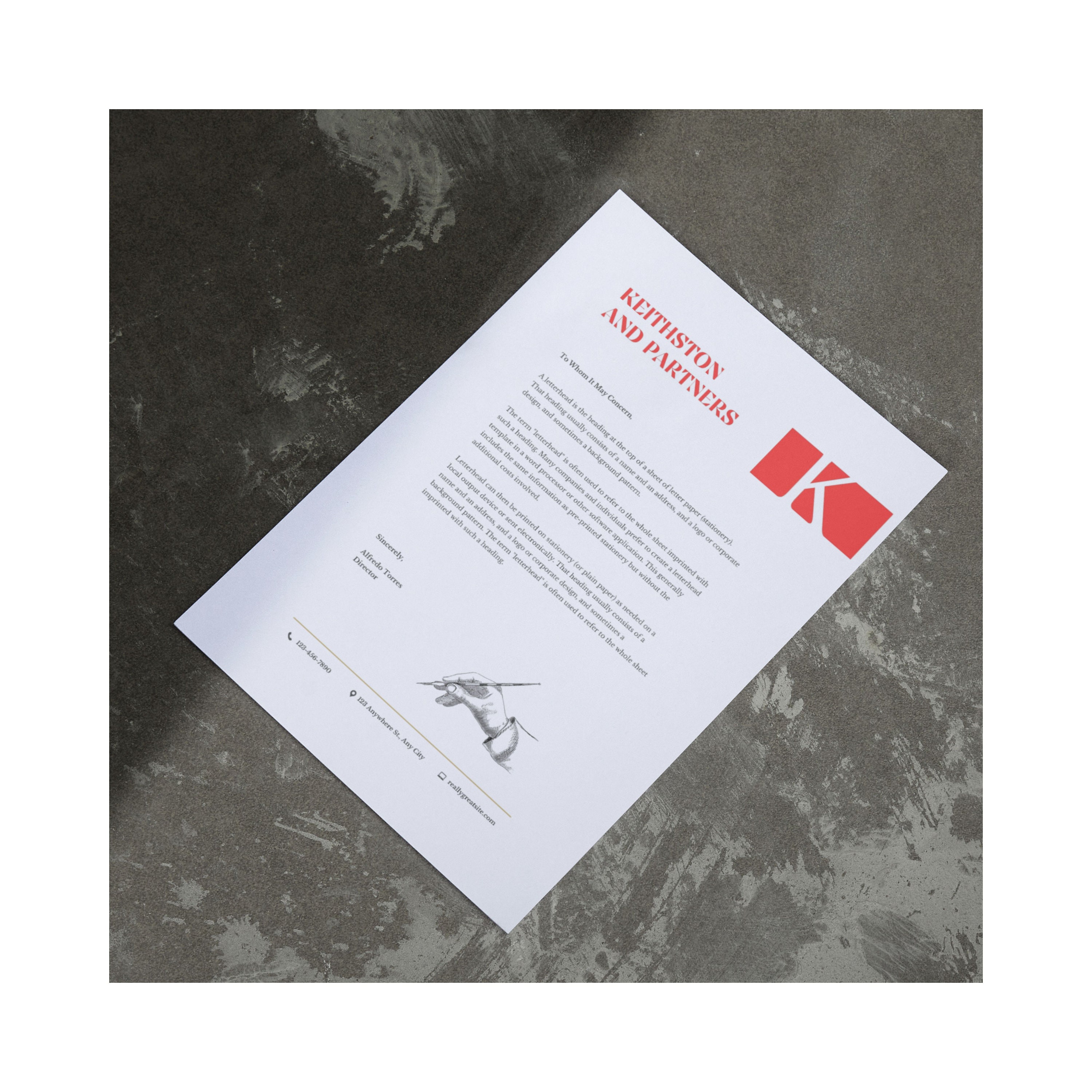 To Whom It May Concern Digital Editable Letter Head, Edit in Canva ...