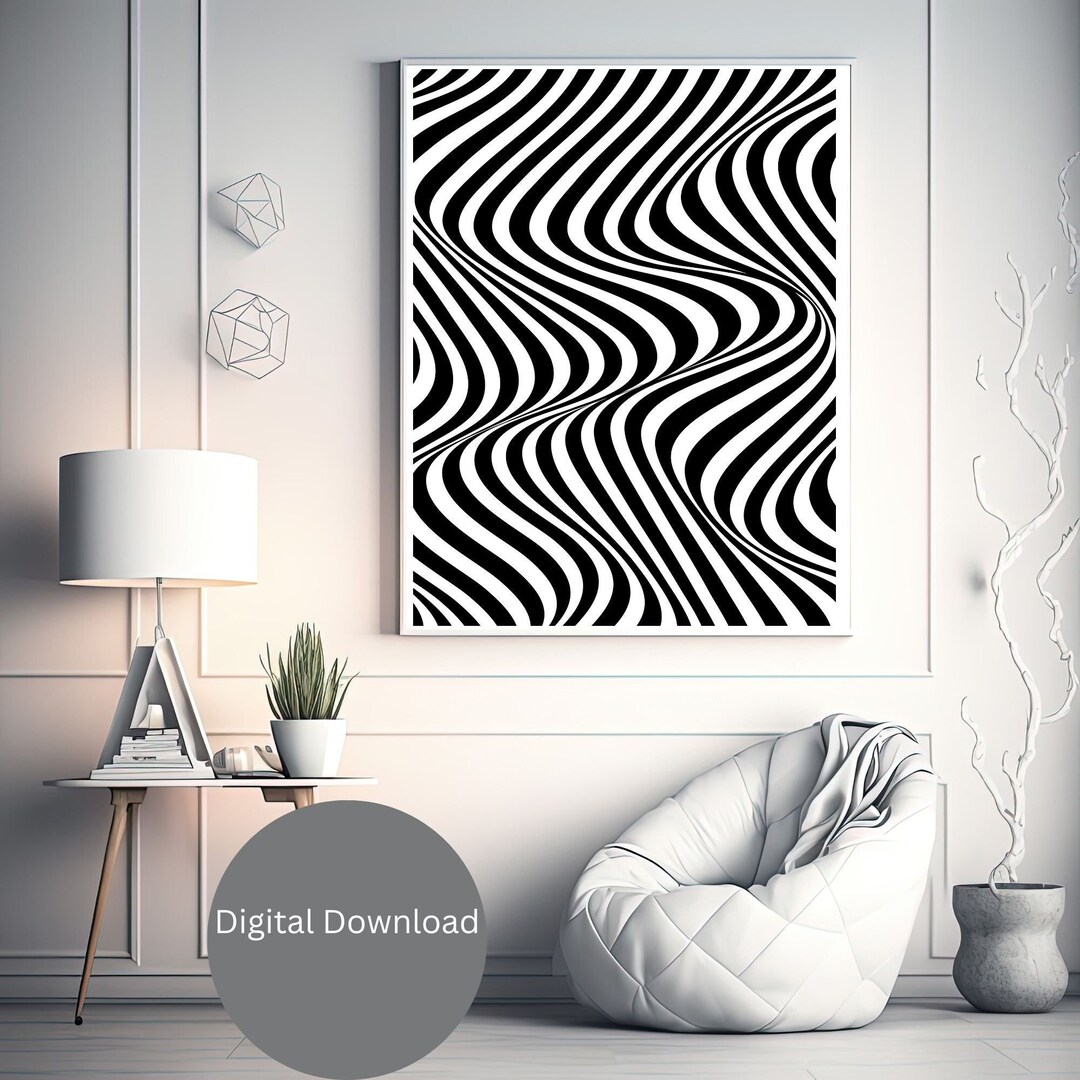 Zebra Print Graphic, Digital Wall Art, Wall Art Decor, Home Decor ...