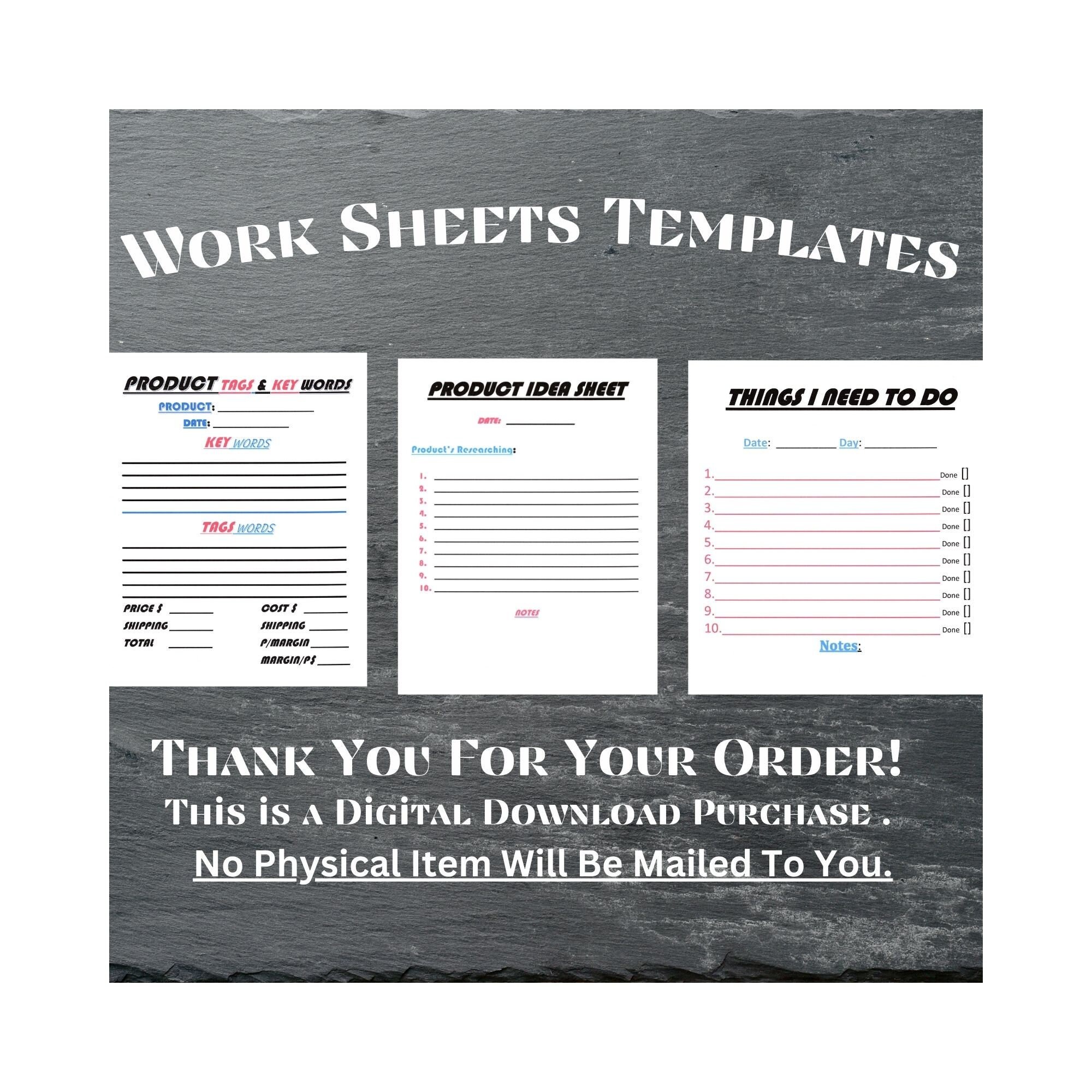 Word Editable Documents to Help Etsy Stores Document Ideas, Document ...