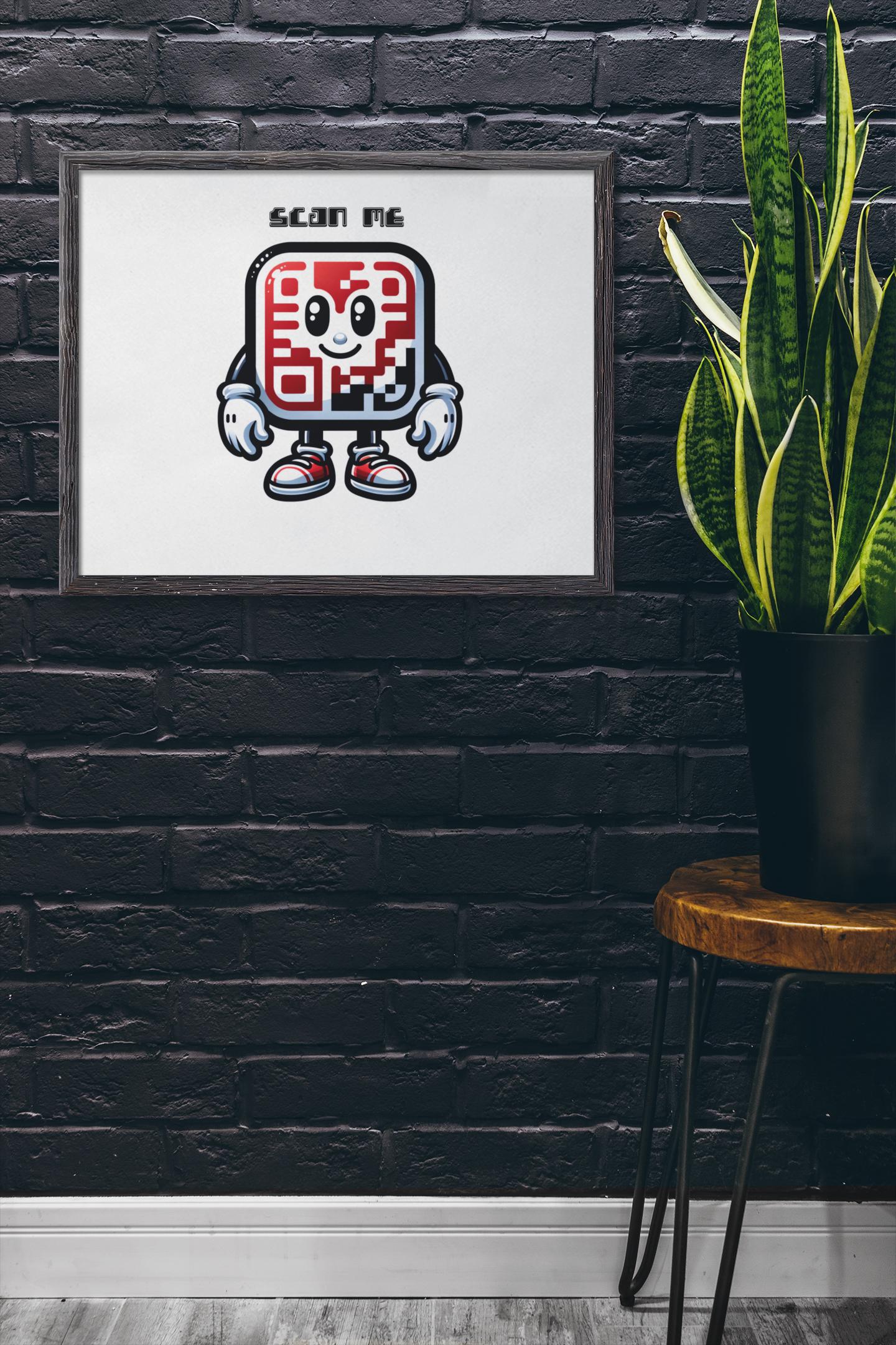 QR Code Scan Me Print, Printable Wall Art, Rick Roll Qr Code, Funny ...