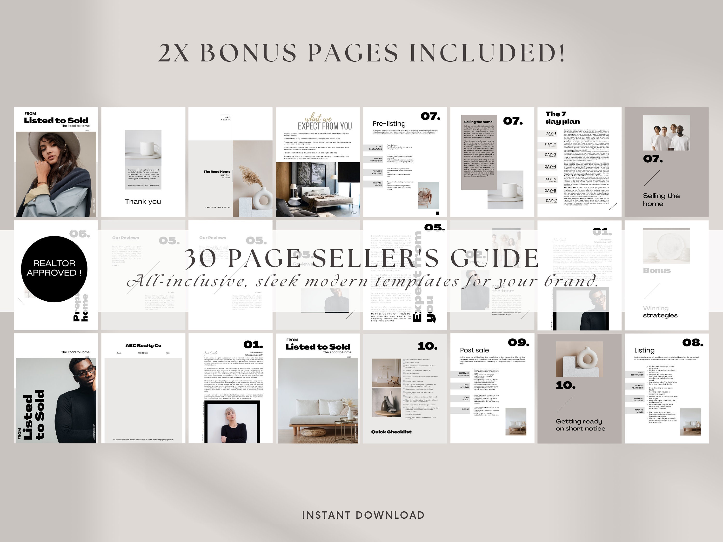Buyer & Seller Guide Template, Buyers Guide Template, Seller ...