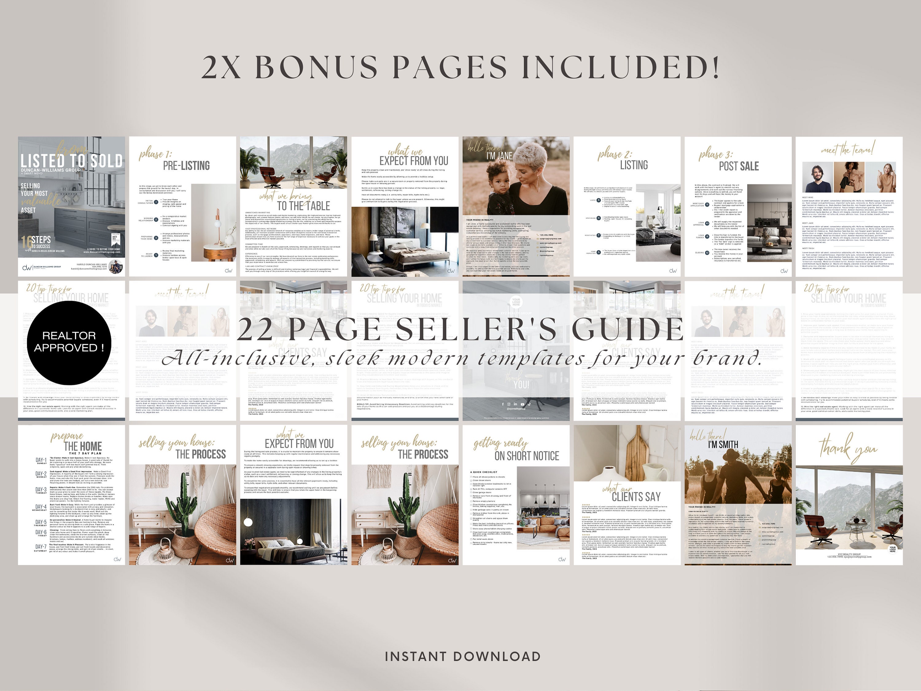 Buyer & Seller Guide Template, Buyers Guide Template, Seller ...