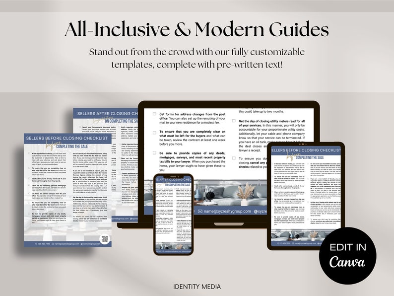 Seller's Before & After Closing Checklist After Closing - Etsy