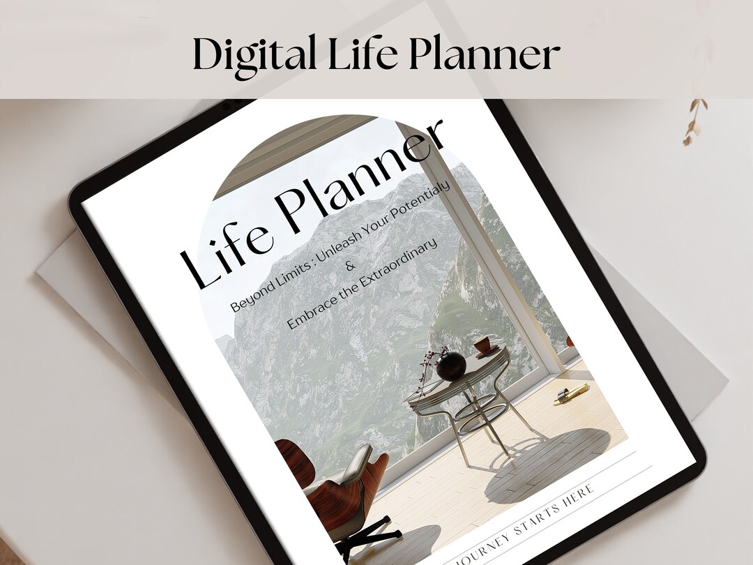 Notion Life Planner, Wellness Journal, Digital Template - Etsy