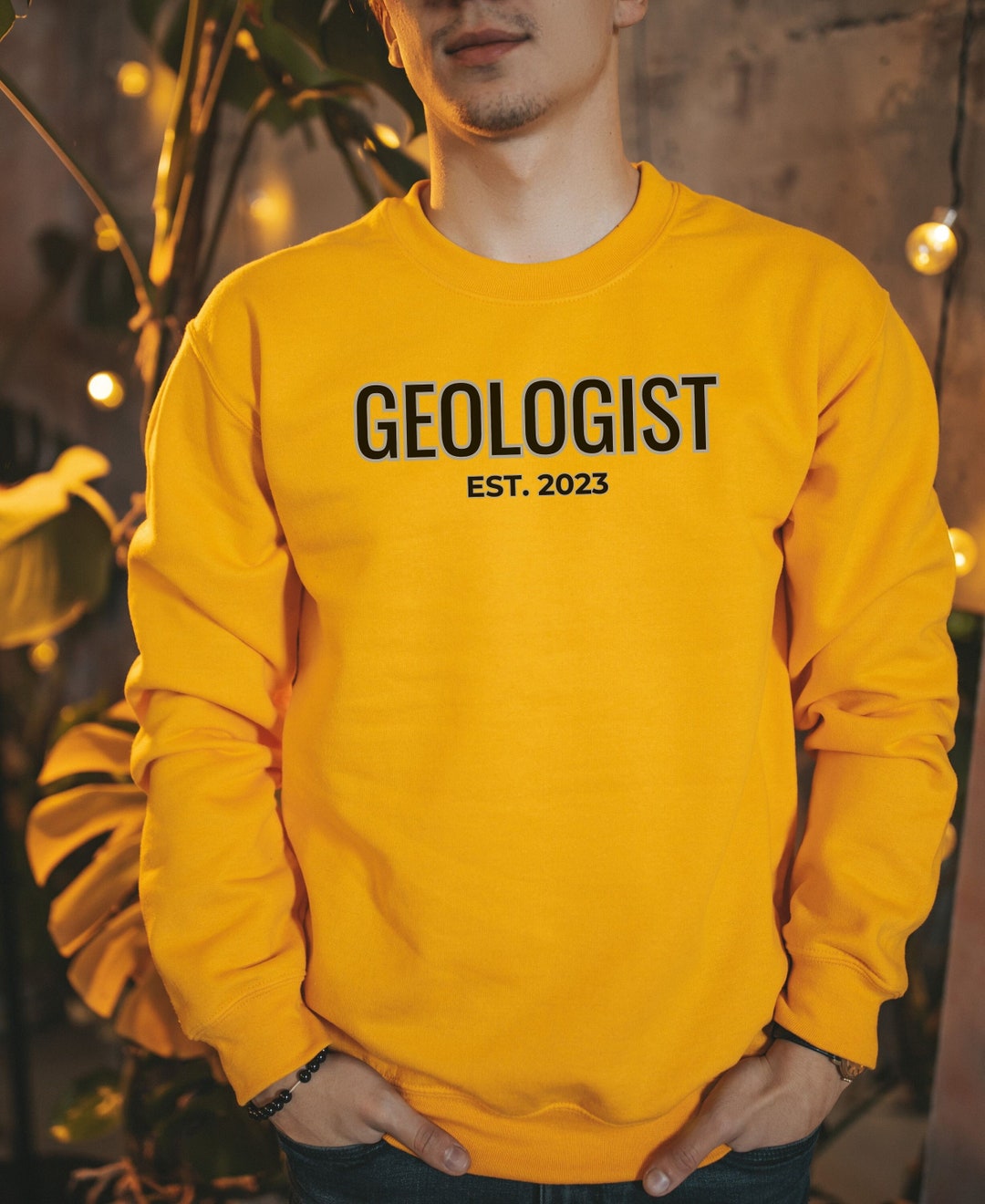 Custom Sweatshirt for Geologist Birthday, Personalized Geology Shirt ...