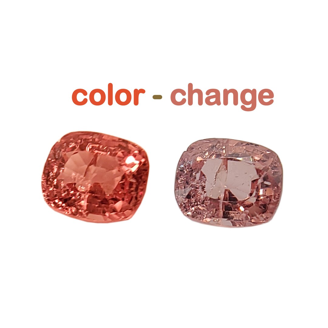 Color Change Spinel. 1.70 Cts, 7.5 X 6.5 X 4.3 MM, Color Change From ...