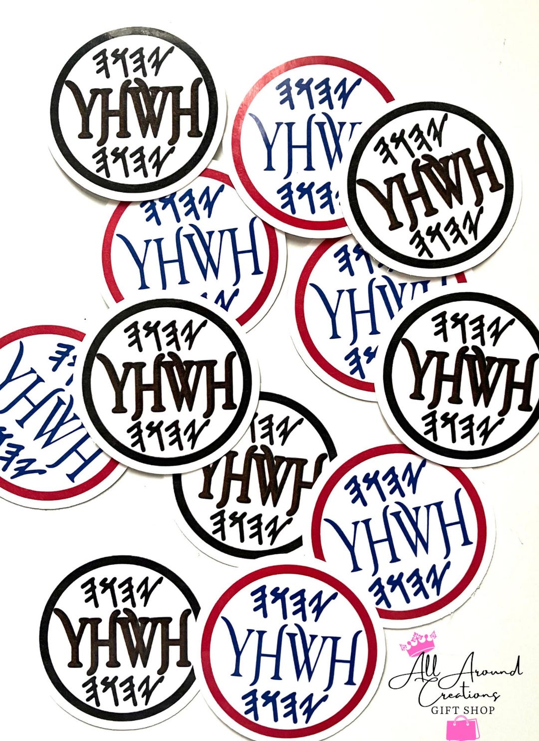 Yahuah YHWH Sticker Hebrew Letters Yahweh - Etsy