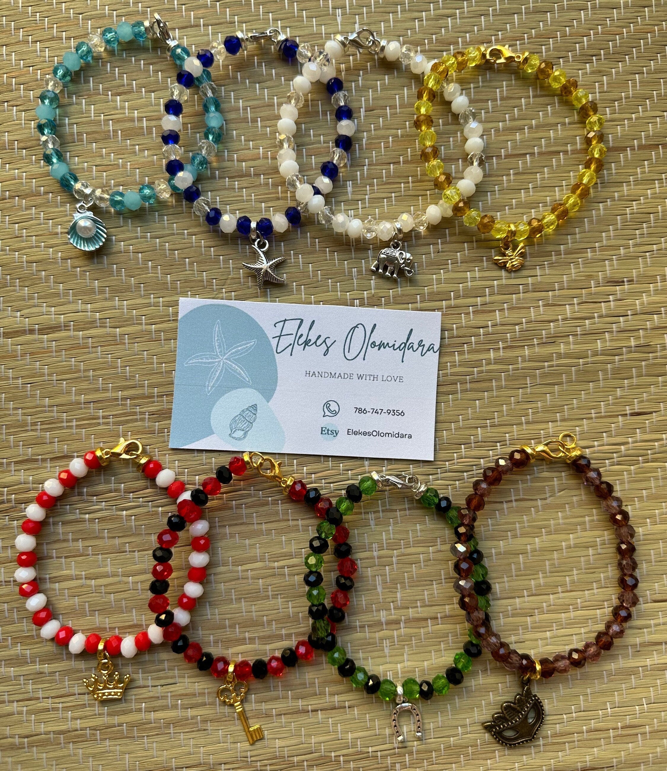 Ilde Sencillo Para Todos Los Orishas, Yemaya Bracelet, Obatala Ilde ...