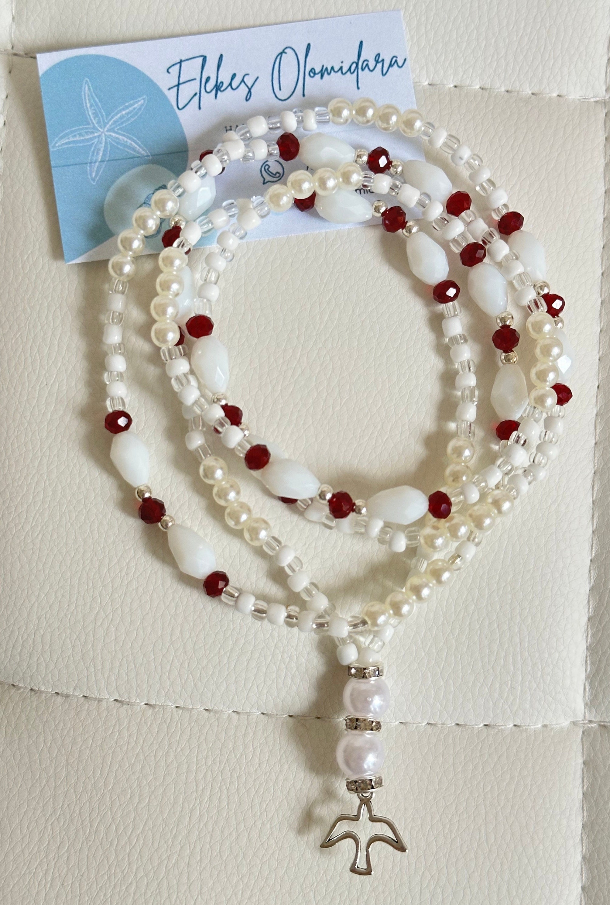 Obatala Ayagguna Eleke, Collar Para Obatala Ayaguna, Obatala Necklace ...