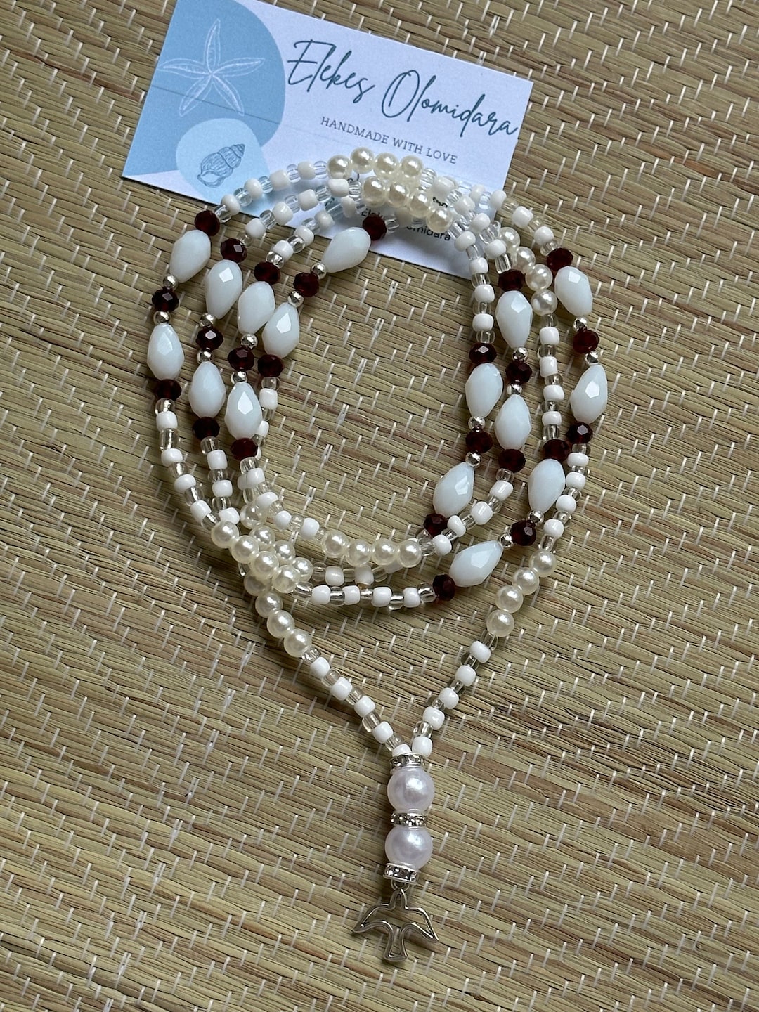 Obatala Ayagguna Eleke, Collar Para Obatala Ayaguna, Obatala Necklace ...
