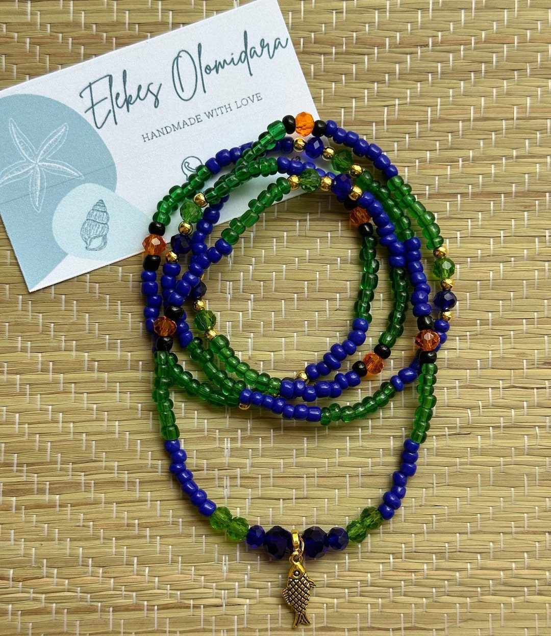 Eleke De Inle, Collar Para Inle, Collar Para Orun, Inle Necklace ...