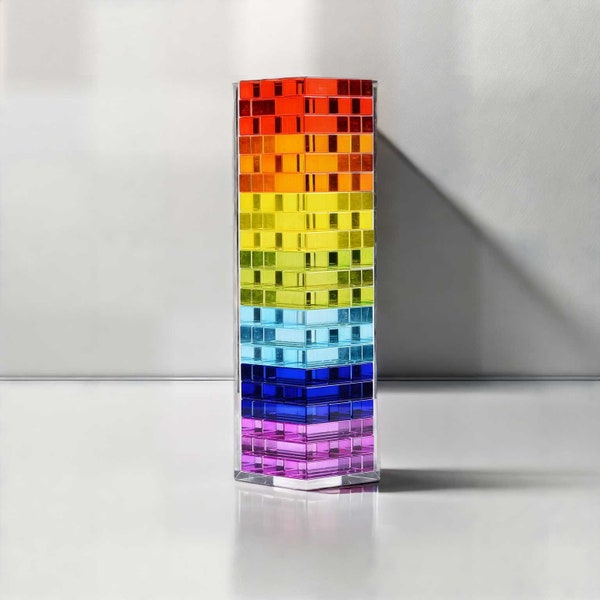 Rainbow Jenga - Etsy